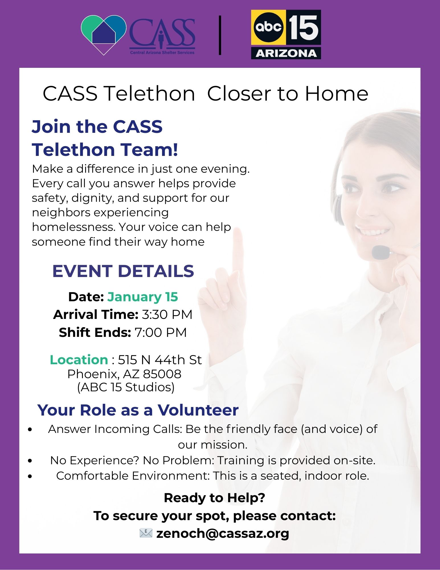CASS: ABC15 Telethon | Phoenix Community Alliance